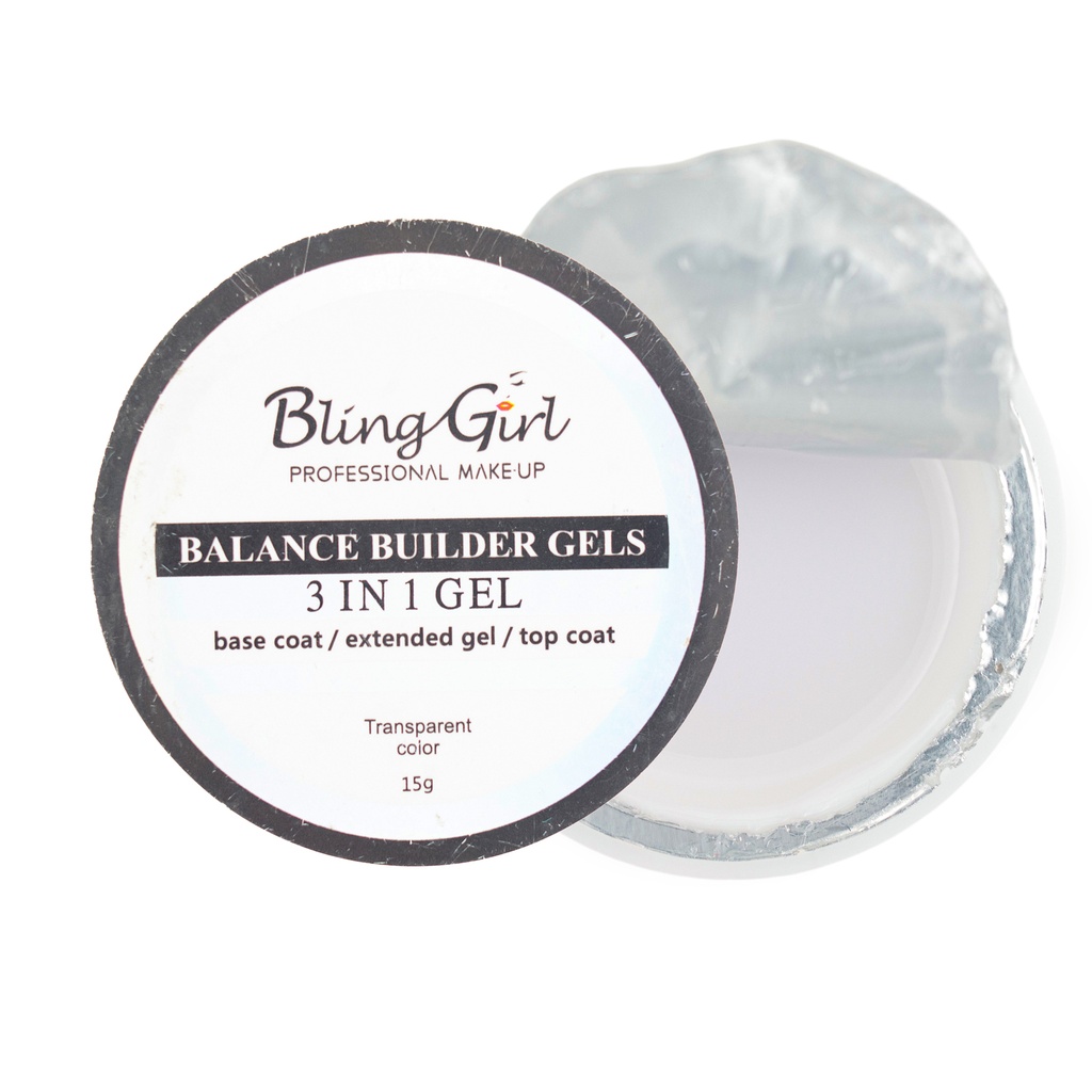 Bling Girl Balance Builder Gel 3 in 1 Gel Transparent [9170] | BlingGirl